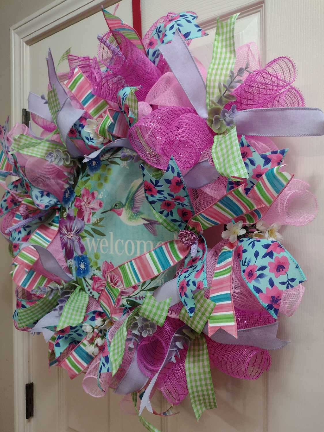 Hummingbird Wreath - Etsy