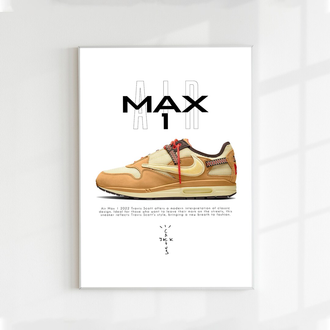 Nike Air Max, Vintage Poster , Nike Retro Sneakers Poster / Vintage ...