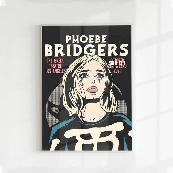 Phoebe Bridgers Concert Poster - Etsy