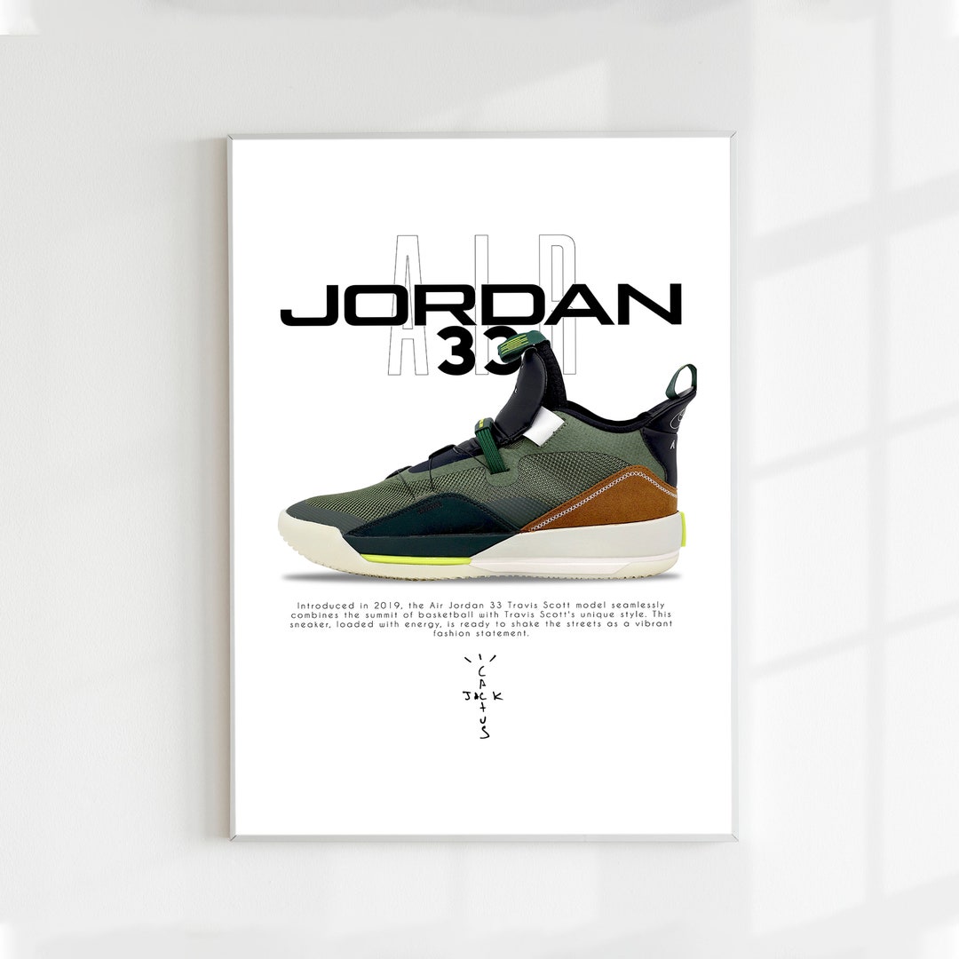 Nike Air Jordan 1 Poster Nike Wall Art Nike Print Vintage Ad Original ...