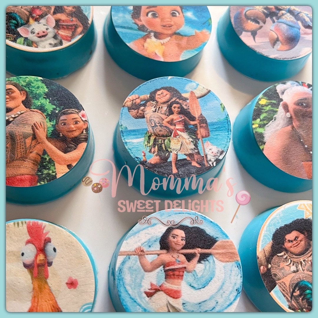 Moana Chocolate Covered Oreos , Luau Party, Luau Birthday, Moana ...