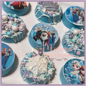 Frozen Chocolate Covered Oreos, Princess Party, Party Favors, Frozen ...