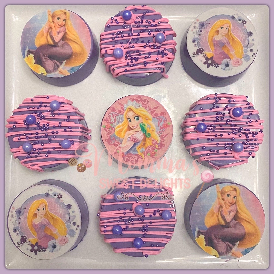 Tangled Chocolate Covered Oreos, Rapunzel, Princess Party, Party Favors ...