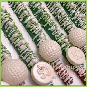 Golf Chocolate Covered Pretzels, 50th Birthday , Golf Lover, 50th ...
