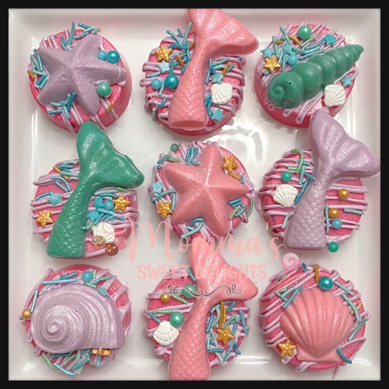 Mermaid Chocolate Covered Oreos. Mermaid Party, Mermaid Chocolate ...