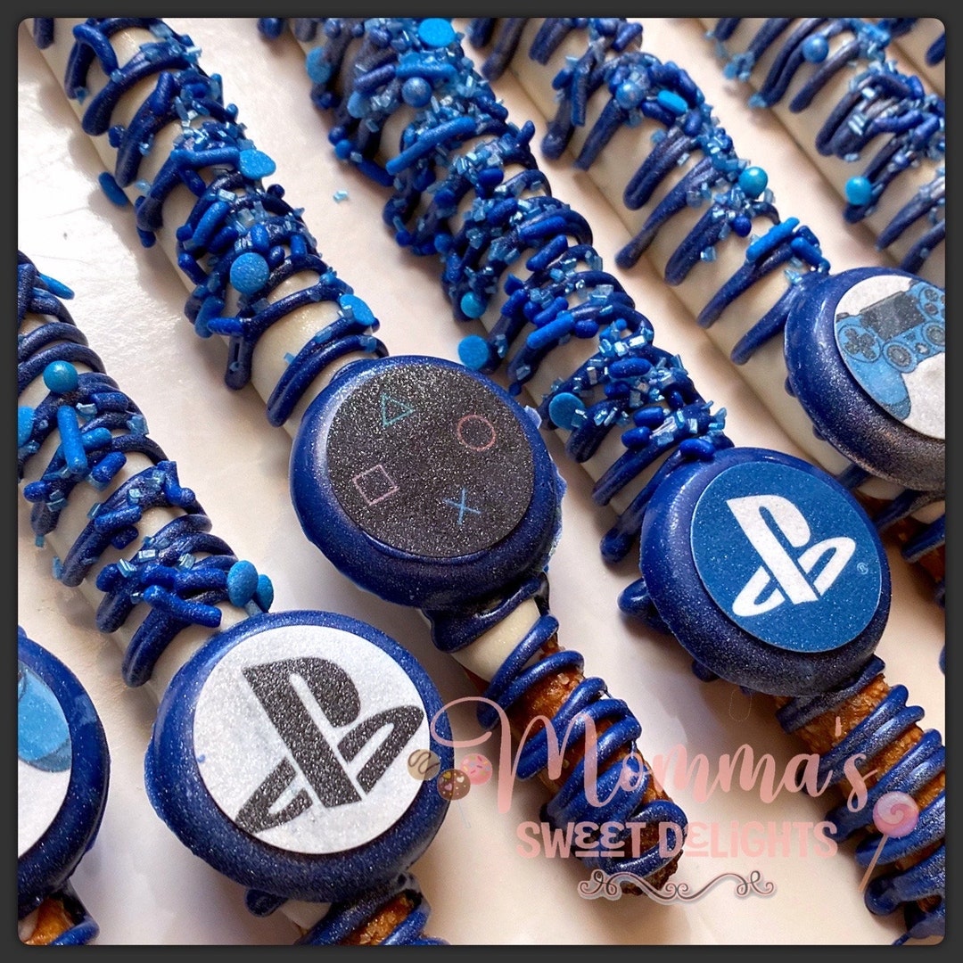 Video Game Controller Chocolate Covered Pretzels , Video Game Birthday ...