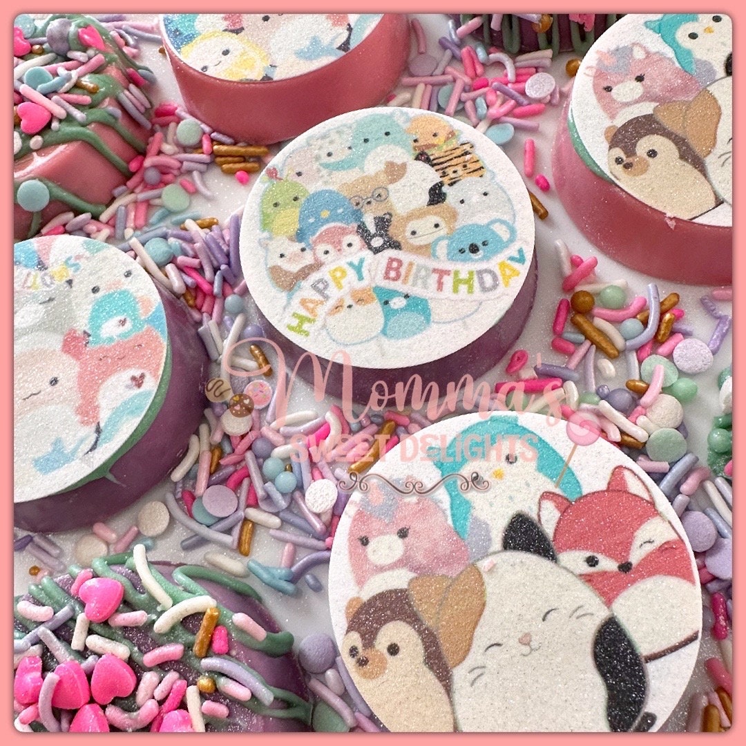 Squishmallow Chocolate Covered Oreos, Squishmallow Party, Birthday ...