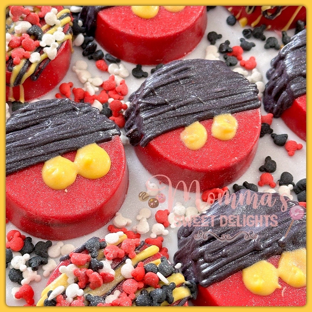 Mikey Mouse Chocolate Covered Oreos , Number 1 Pops , Mikey Party ...