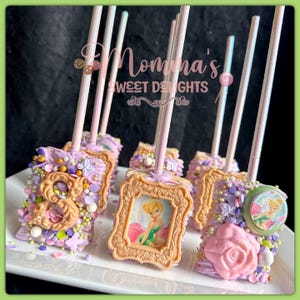 Tinkerbell Chocolate Covered Rice Krispies , Tinkerbell Party ...