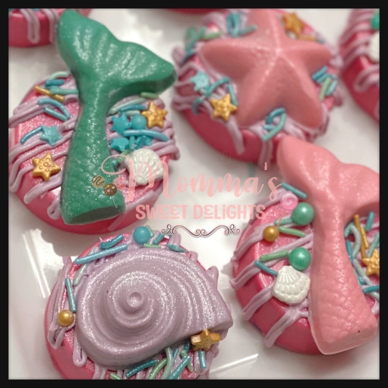 Mermaid Chocolate Covered Oreos. Mermaid Party, Mermaid Chocolate ...
