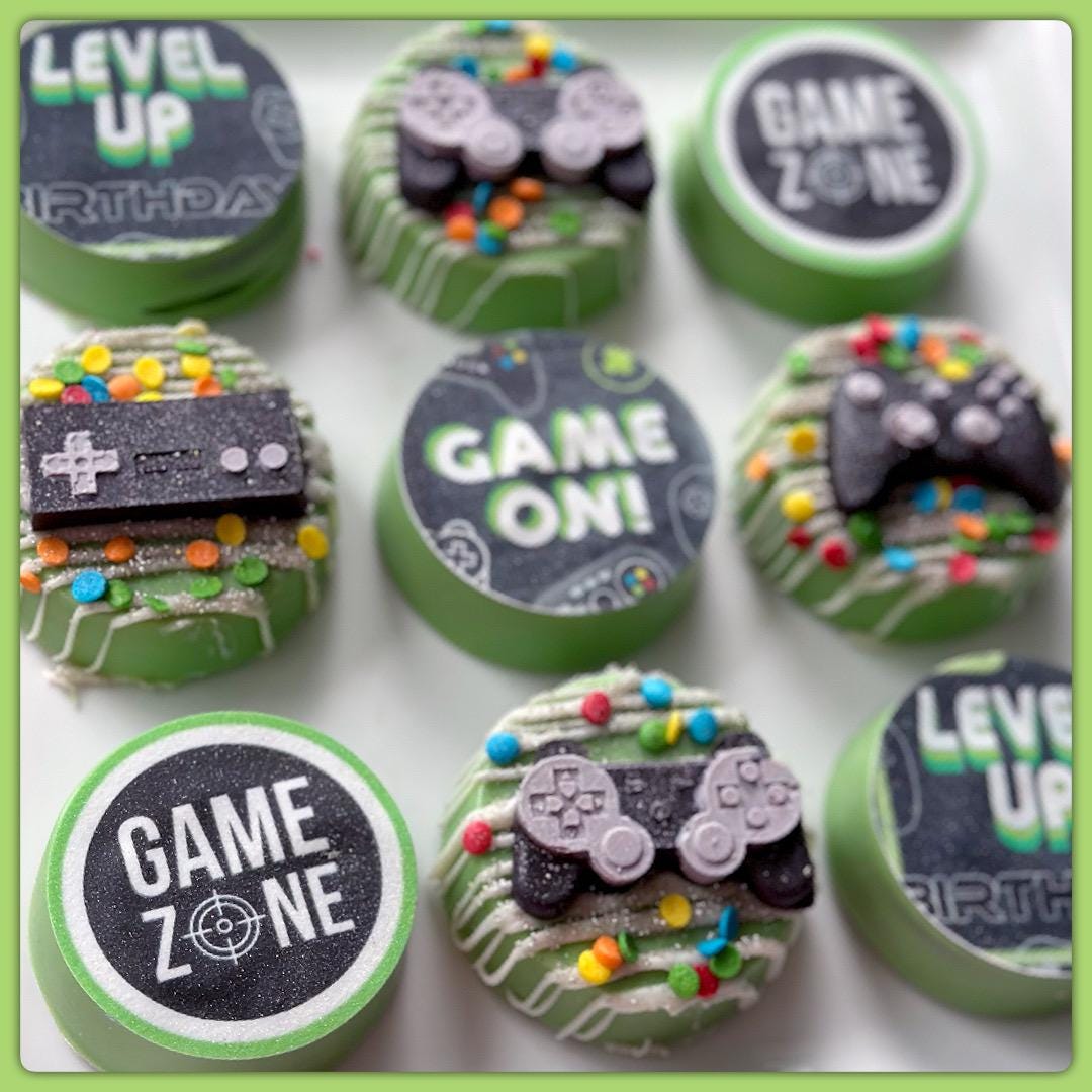 Video Game Controller Chocolate Covered Oreos , Video Game Birthday ...