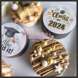 Graduation 2024 Chocolate Covered Oreos, Congrats Grad , Graduation ...