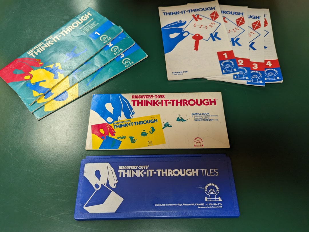 1987 Discovery Toys Think It Through Tiles - Etsy