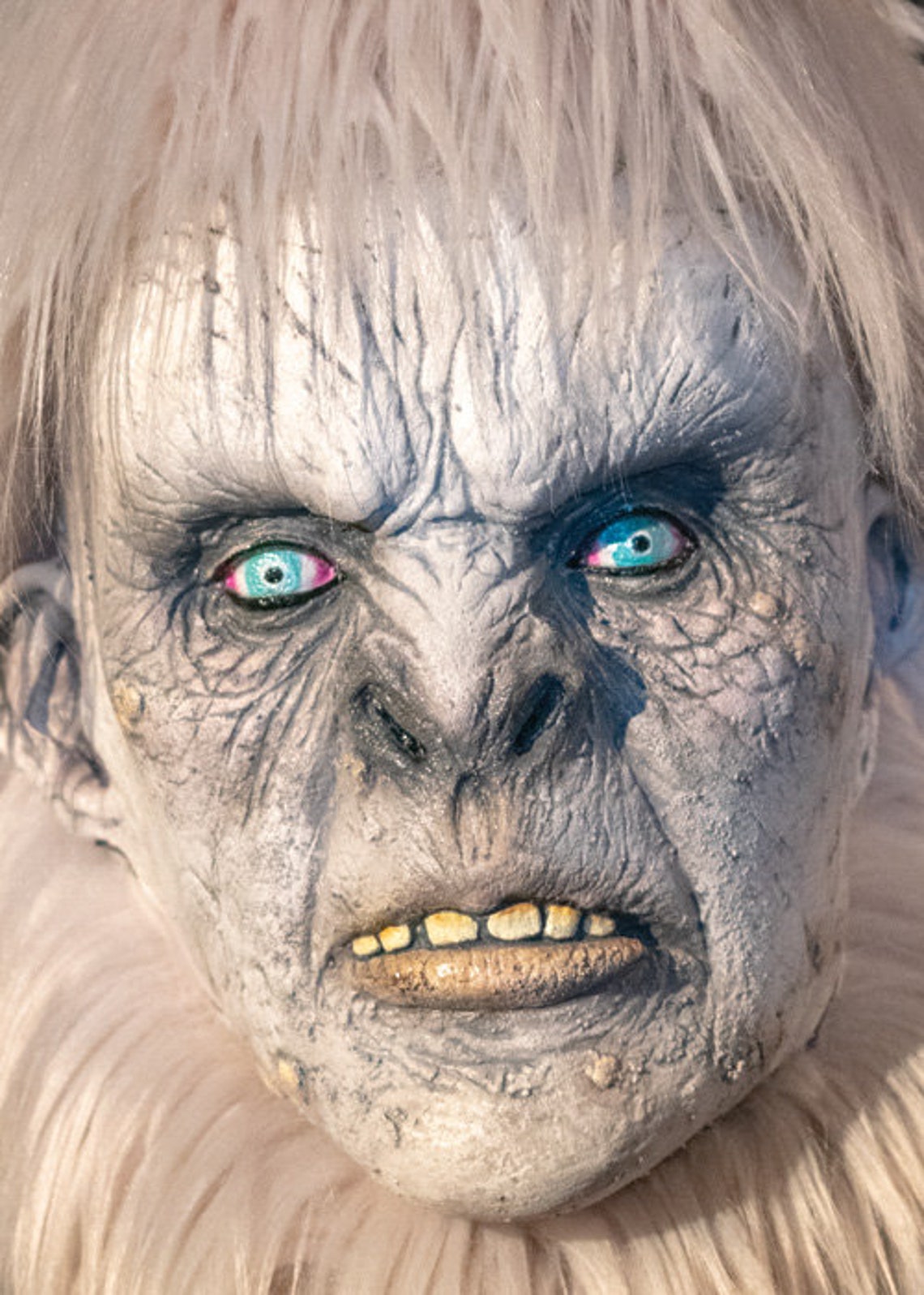 Yeti Abominable Snowman Mask Bust - Etsy