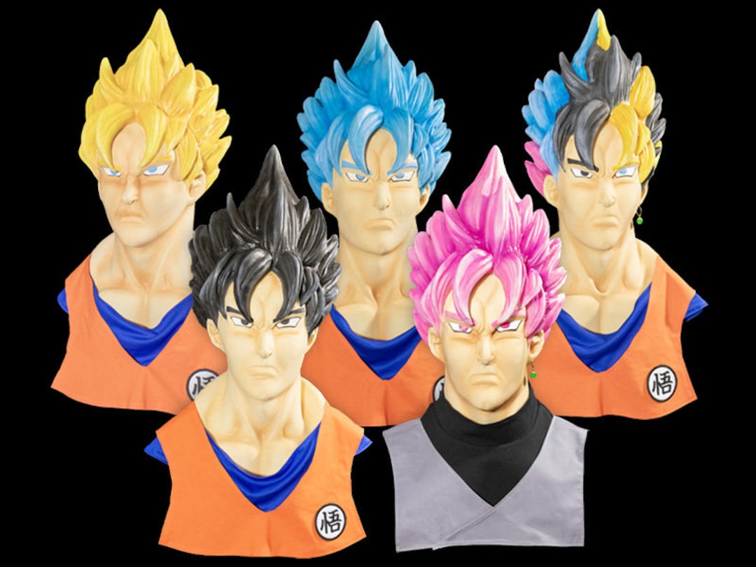 Dragonball Goku Mask Bust - Etsy