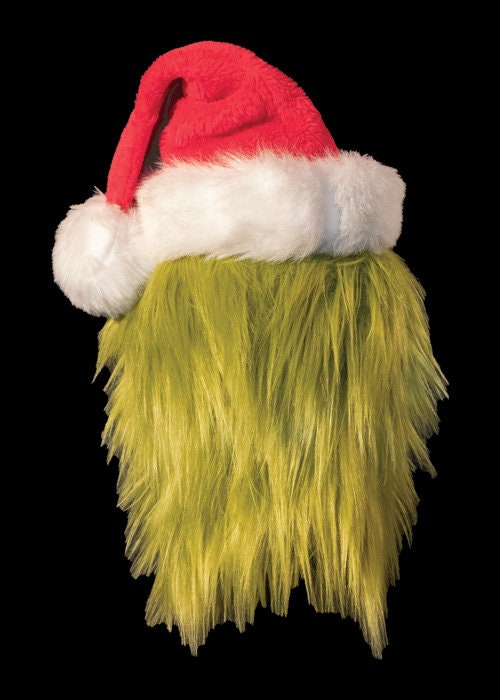 The Mean One - Jim Carrey Grinch Movie Halloween Mask Bust - Etsy