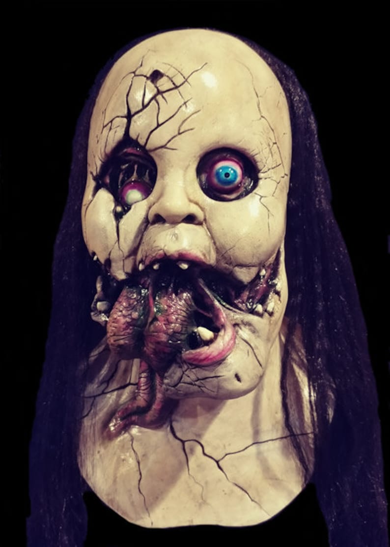 Dolly Dearest Scary Doll Face Horror Mask - Etsy