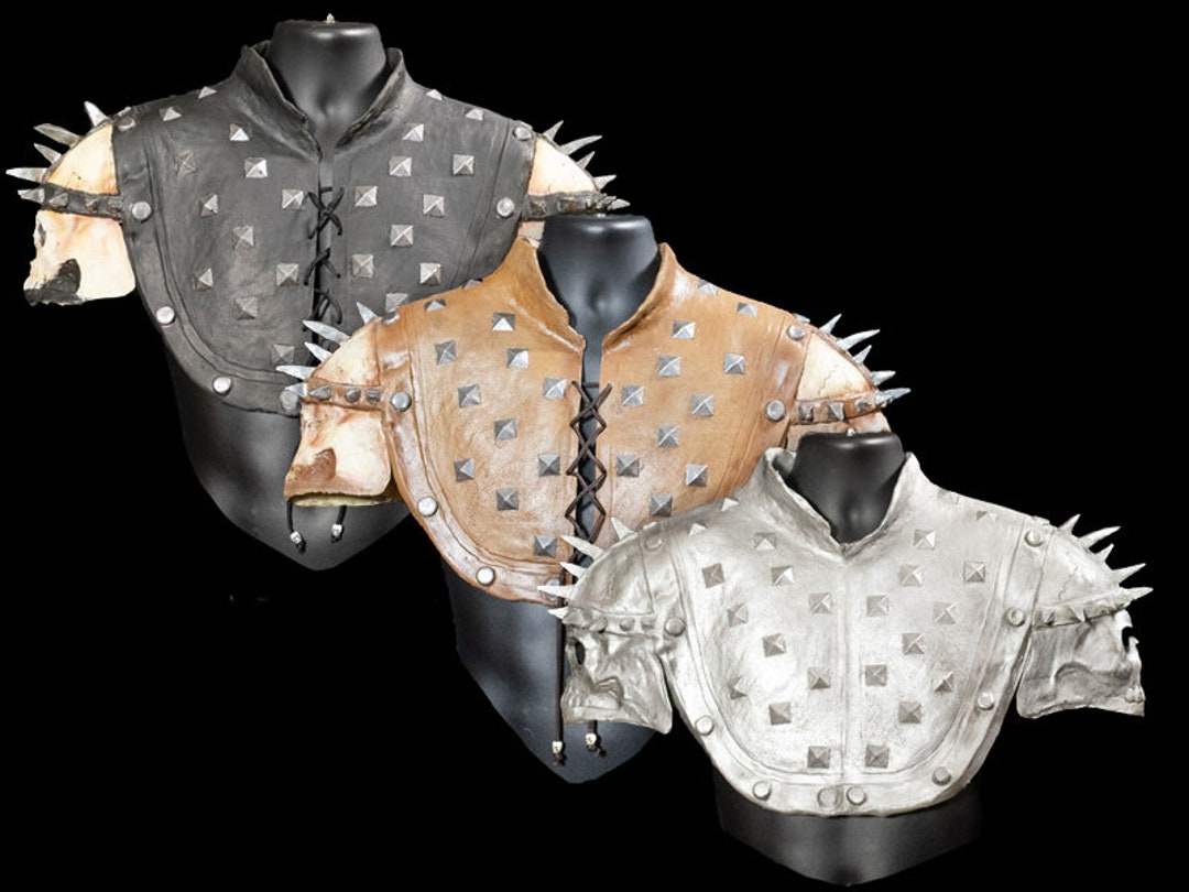 Spiked Skull Shoulders Armor - Etsy