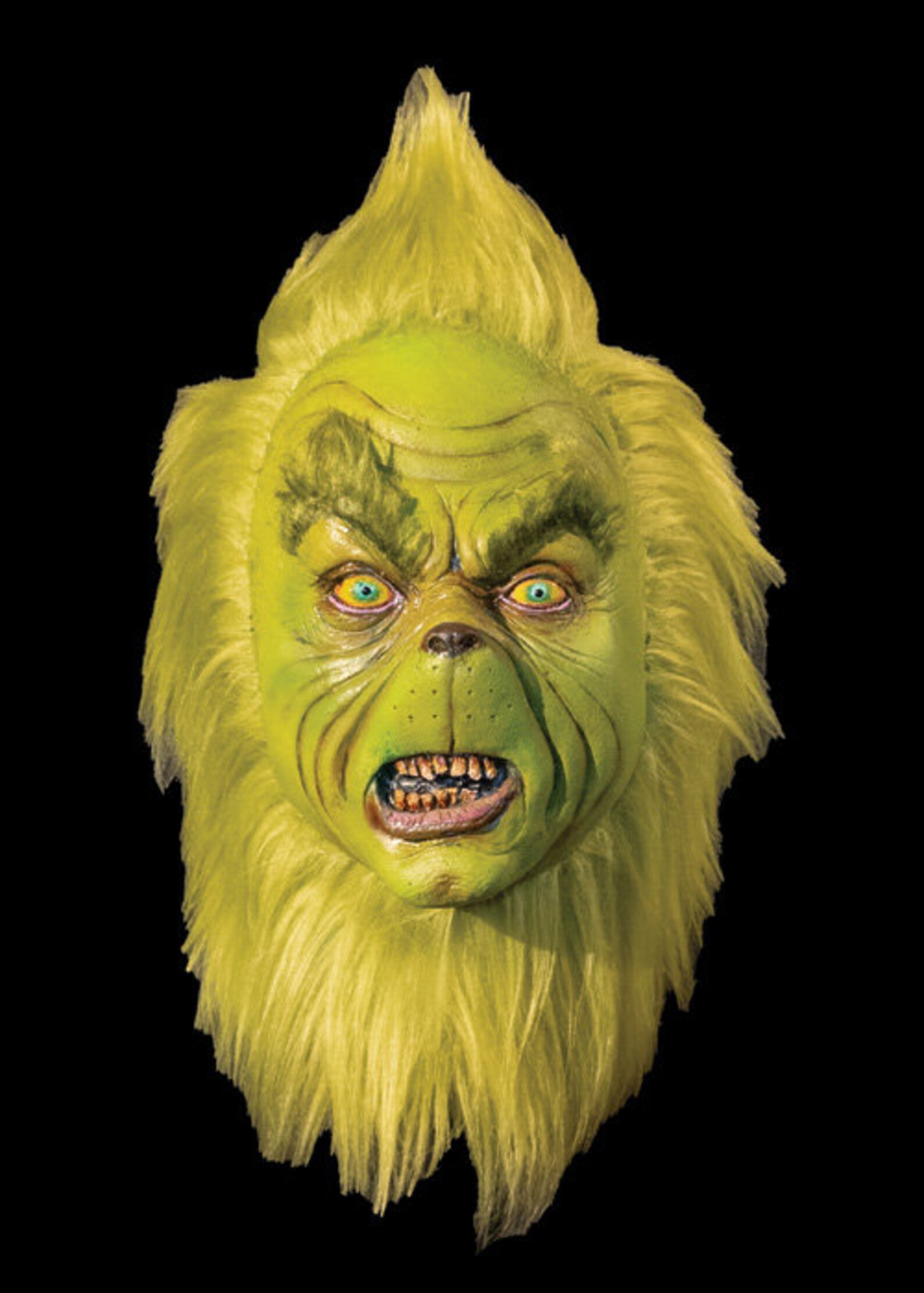 The Mean One - Jim Carrey Grinch Movie Halloween Mask Bust - Etsy