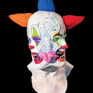 Tongue-tied Clown Two Face Evil Clown Mask - Etsy