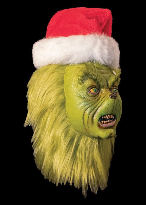 The Mean One - Jim Carrey Grinch Movie Halloween Mask Bust - Etsy