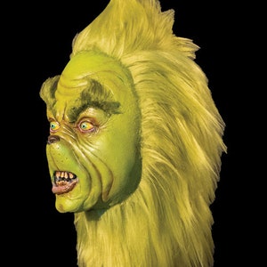 The Mean One - Jim Carrey Grinch Movie Halloween Mask Bust - Etsy