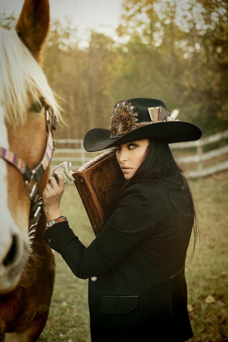 Onyx Custom Cowgirl Hat - Etsy