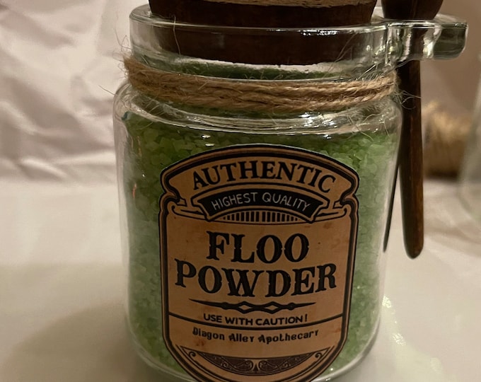 Floo Powder | Harry | Potions | Halloween Decor | Bookshelf Decor ...