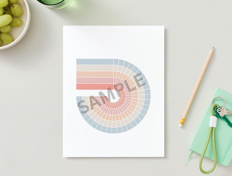 Monthly Cyclic Symptom Tracker Wheel - Printable One-page Tracker for ...