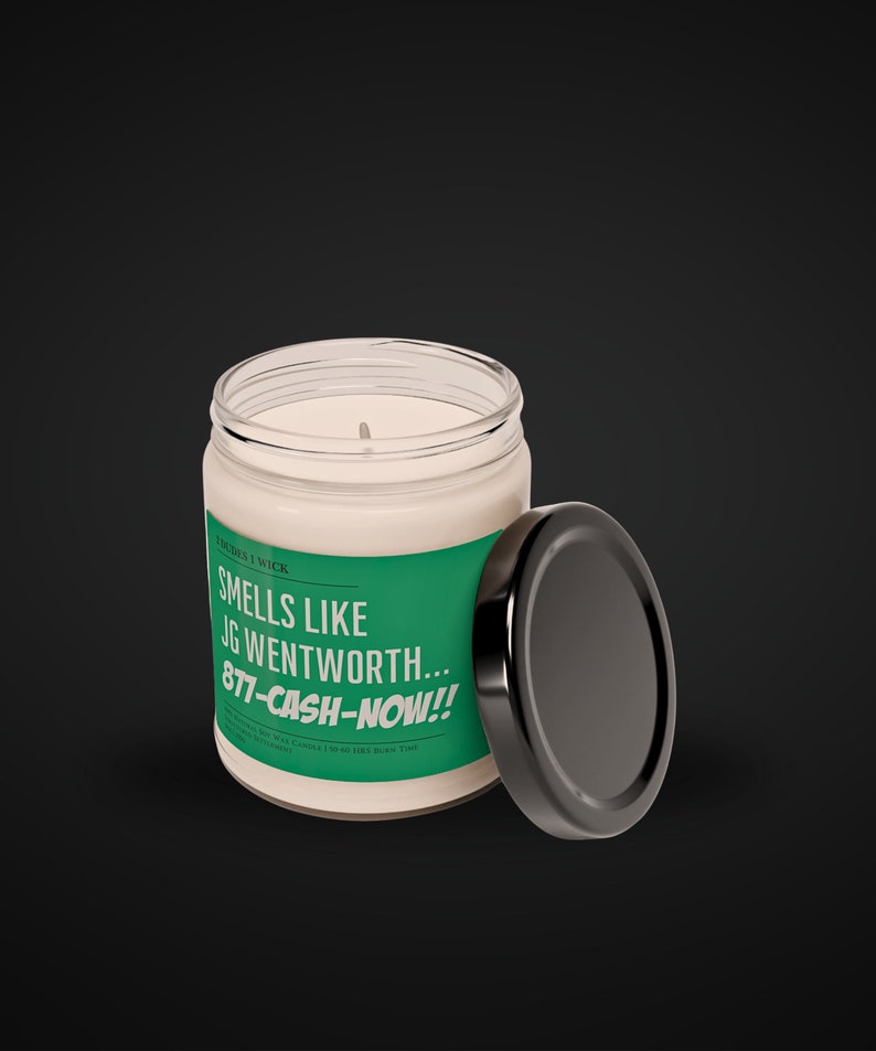 Smells Like JG Wentworth 90s Nostalgia Vintage 90s Funny Candle Soy Wax ...