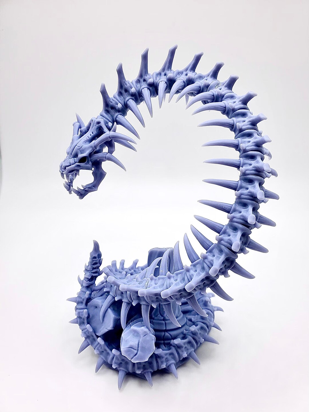 Bone Snake Token, Bone Snake Mini, Undead Snake Miniature, Snake Dnd ...