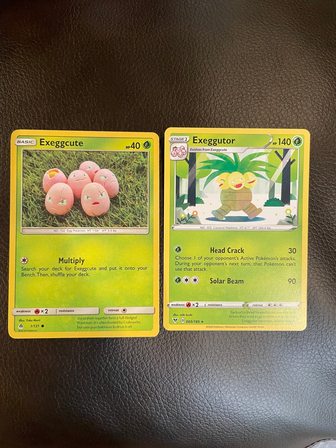 Exeggutor 005/185 Rare Vivid Voltage Pokemon TCG and Exeggcute - Etsy