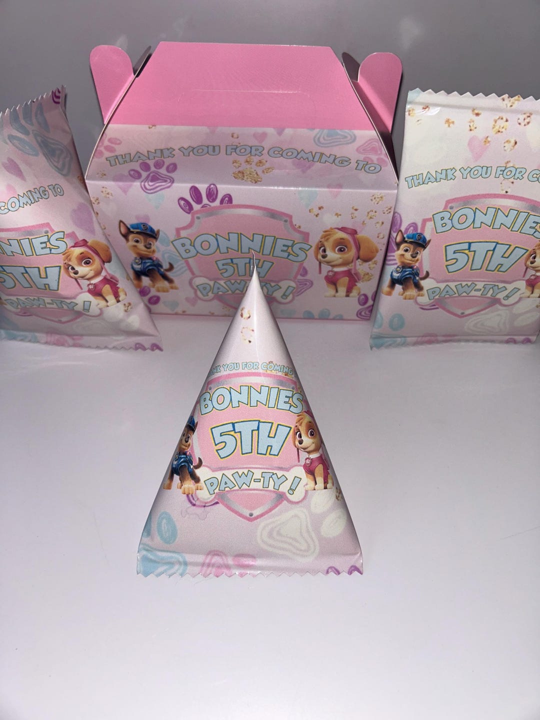 Paw Patrol Party Boxes - Pastel Paw Patrol - Birthday Party - Party ...
