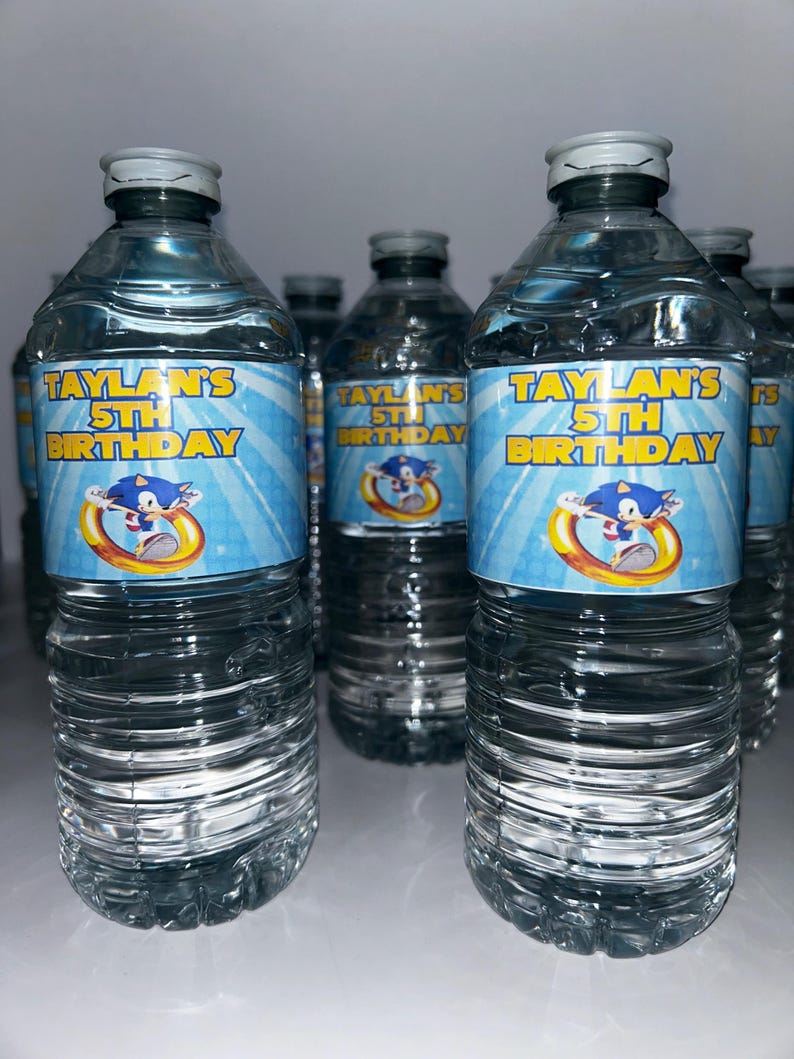 Sonic Water Labels - Etsy