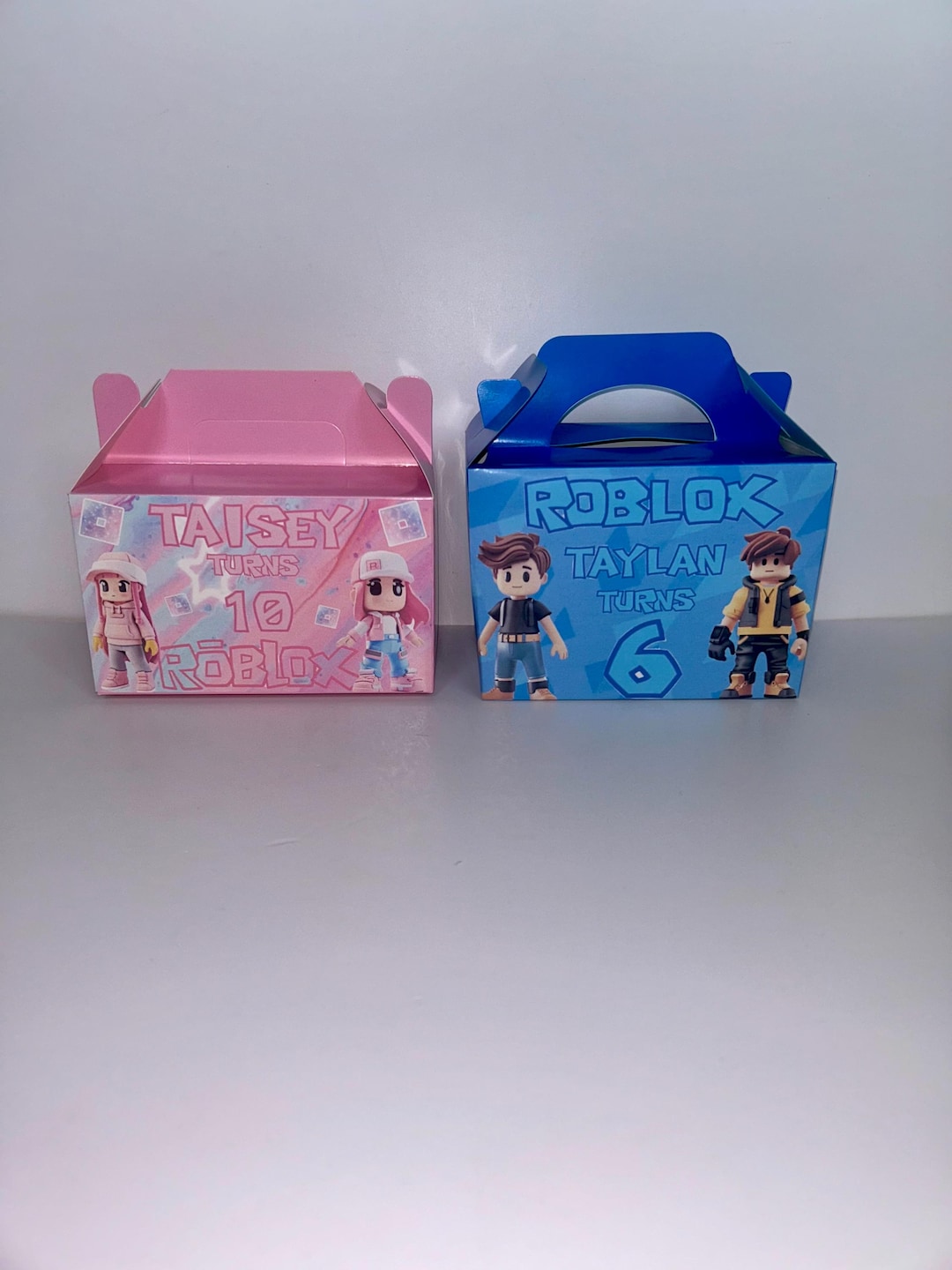 Roblox Party Boxes - Girl and Boy Roblox Party - Theme Party - Party ...