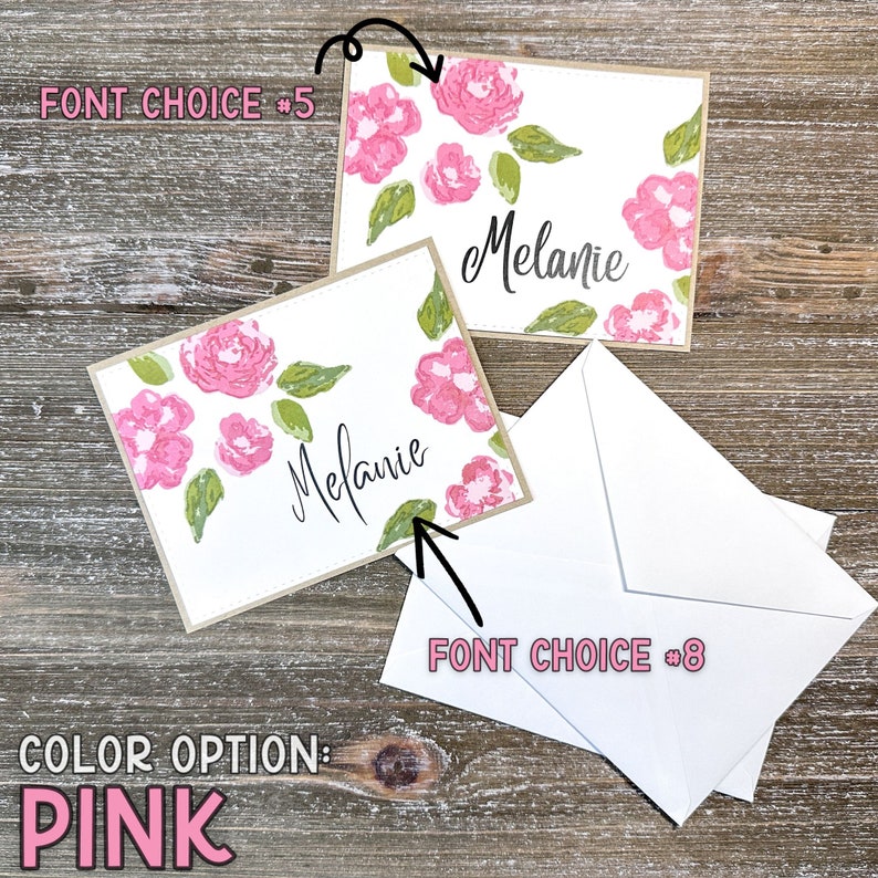 Custom Note Card Box Set - Etsy