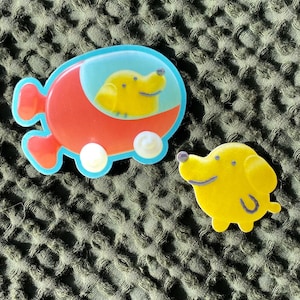 Pochitchi Dog Sticker: Y2K Virtual Pet Vinyl Decal - Etsy