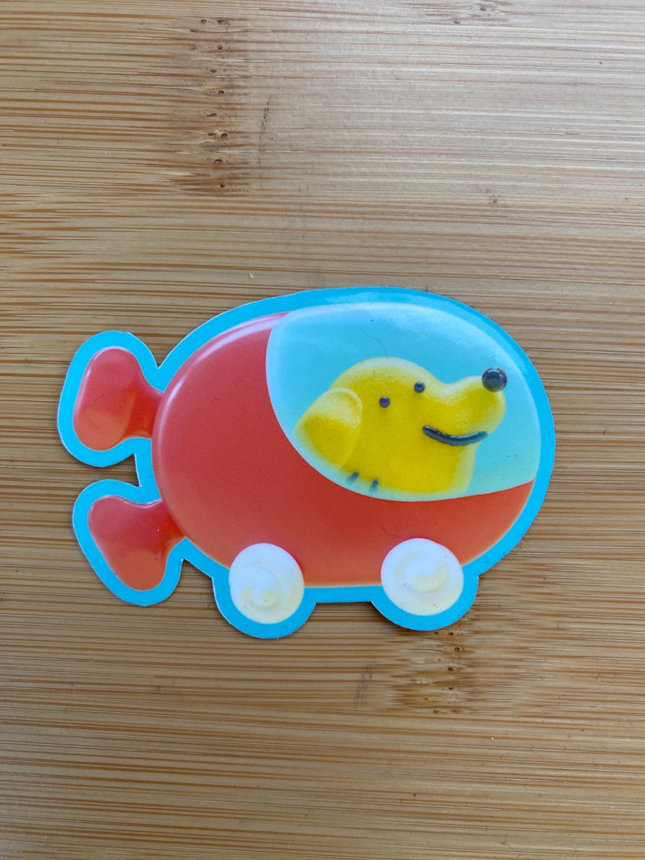 Pochitchi Dog Sticker: Y2K Virtual Pet Vinyl Decal - Etsy