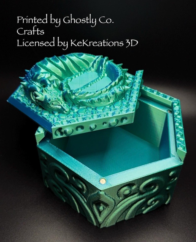 Sleeping Dragon Storage Box - Etsy