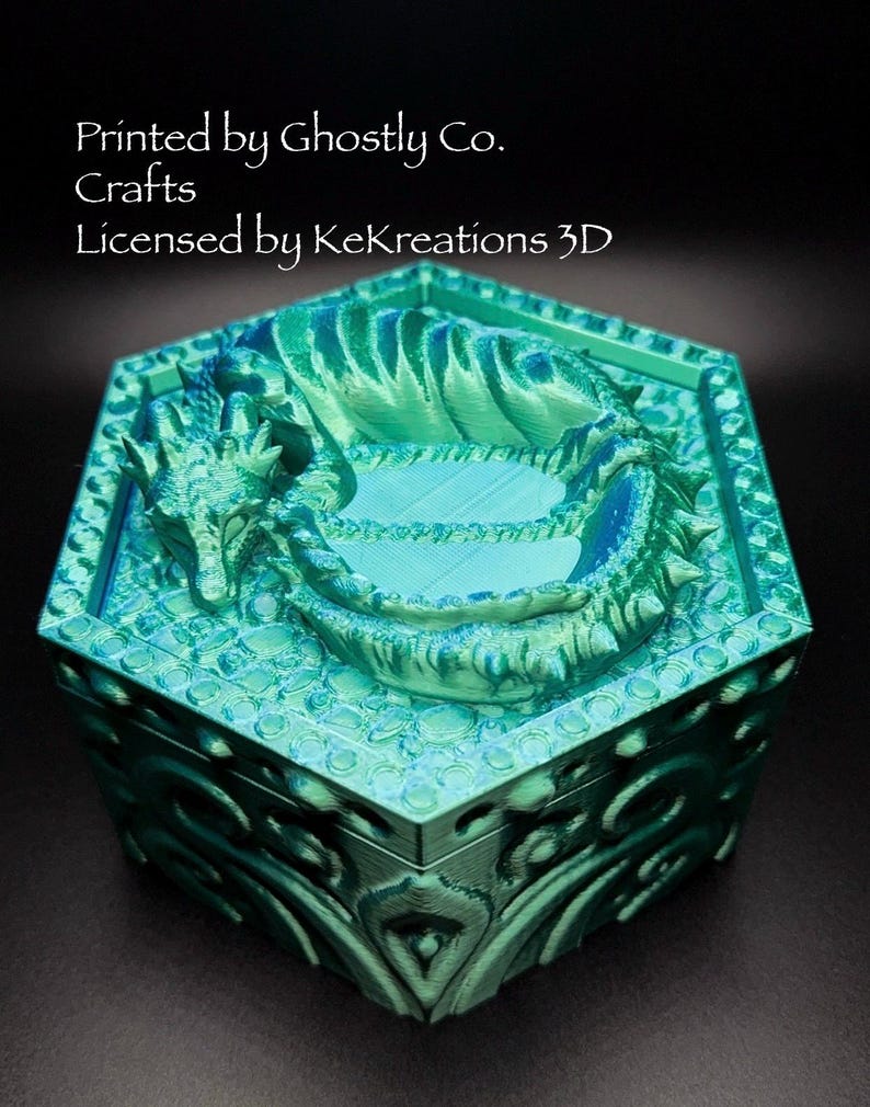 Sleeping Dragon Storage Box - Etsy