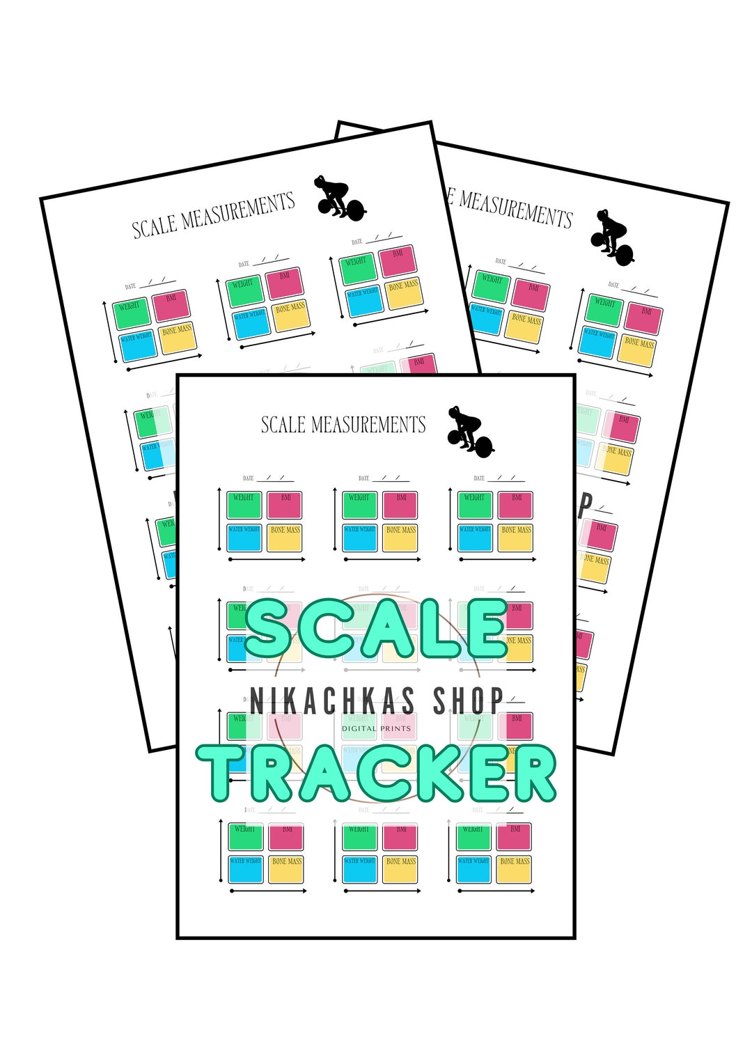 Scale Progress Tracker Digital Print - Etsy