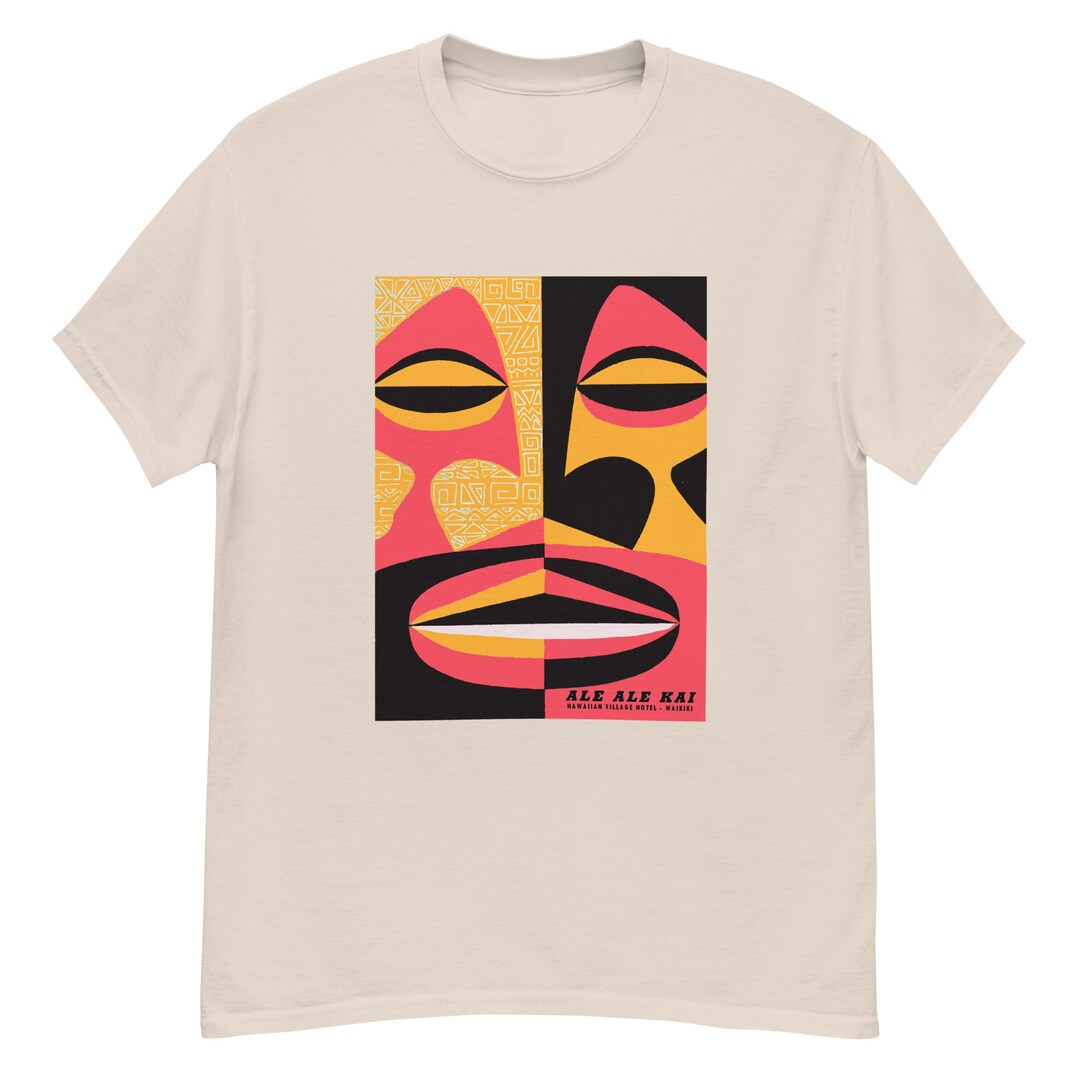 ALE ALE KAI Tiki T-shirt Waikiki 1960s - Etsy