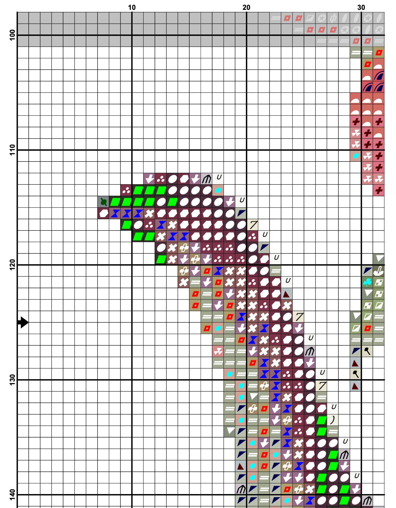 Cross Stitch Saga Digital Pattern, PDF, XSD. - Etsy
