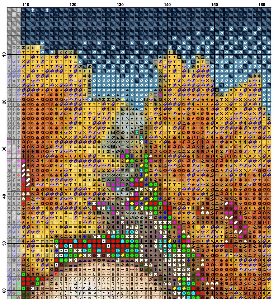 Cross Stitch Saga Digital Pattern, PDF, XSD. - Etsy