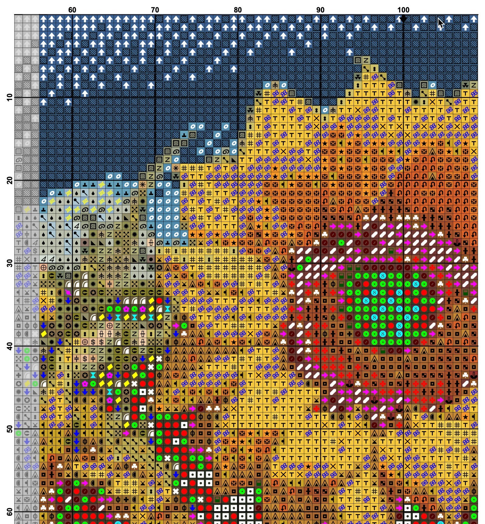 Cross Stitch Saga Digital Pattern, PDF, XSD. - Etsy