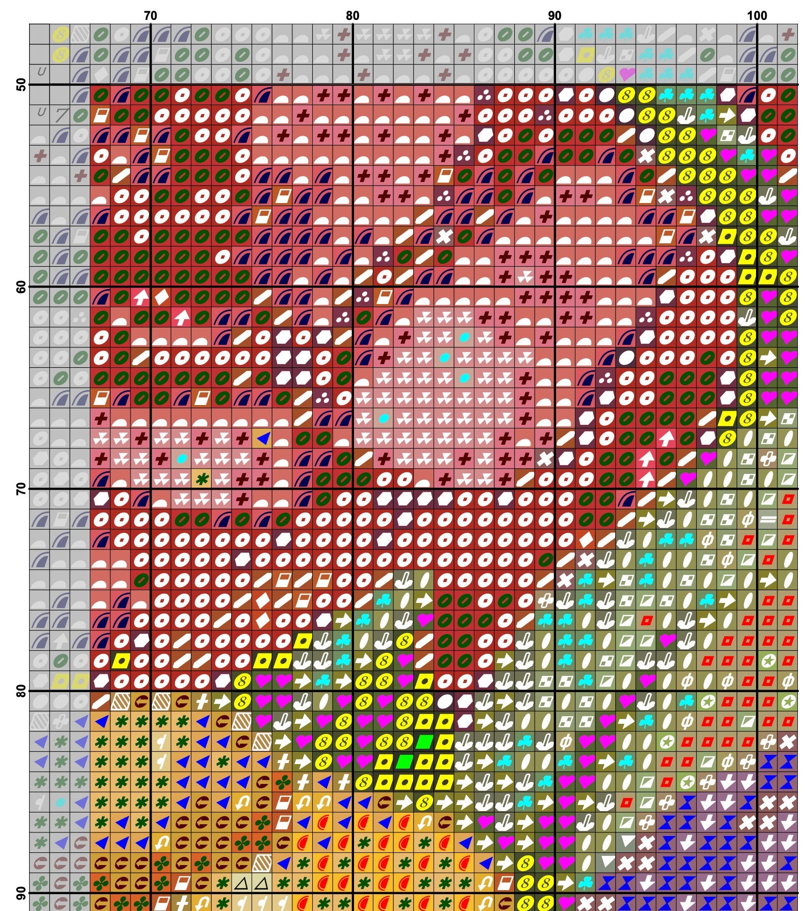 Cross Stitch Saga Digital Pattern, PDF, XSD. - Etsy