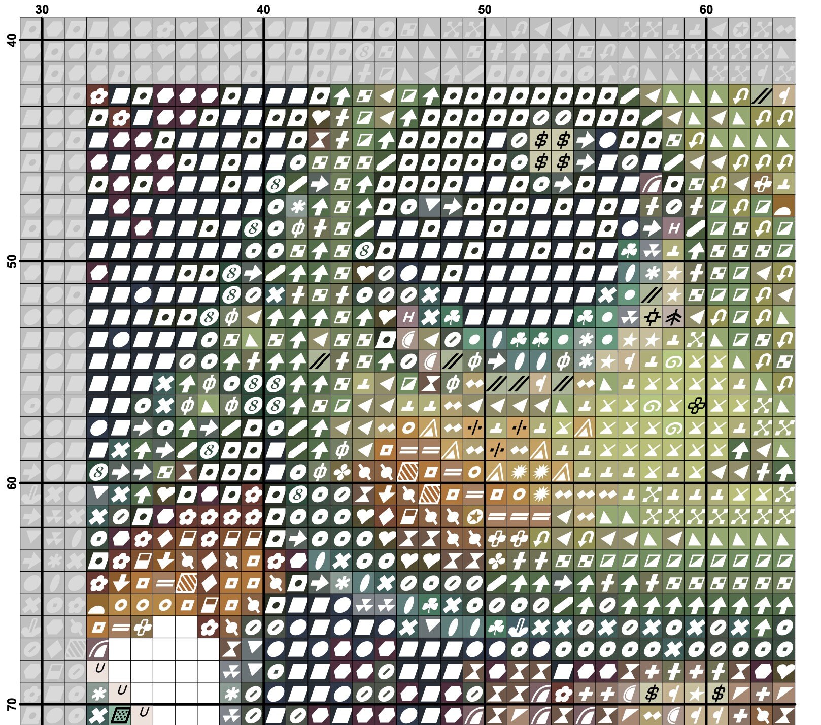 19 Cross Stitch Saga Digital Pattern PDF XSD. - Etsy