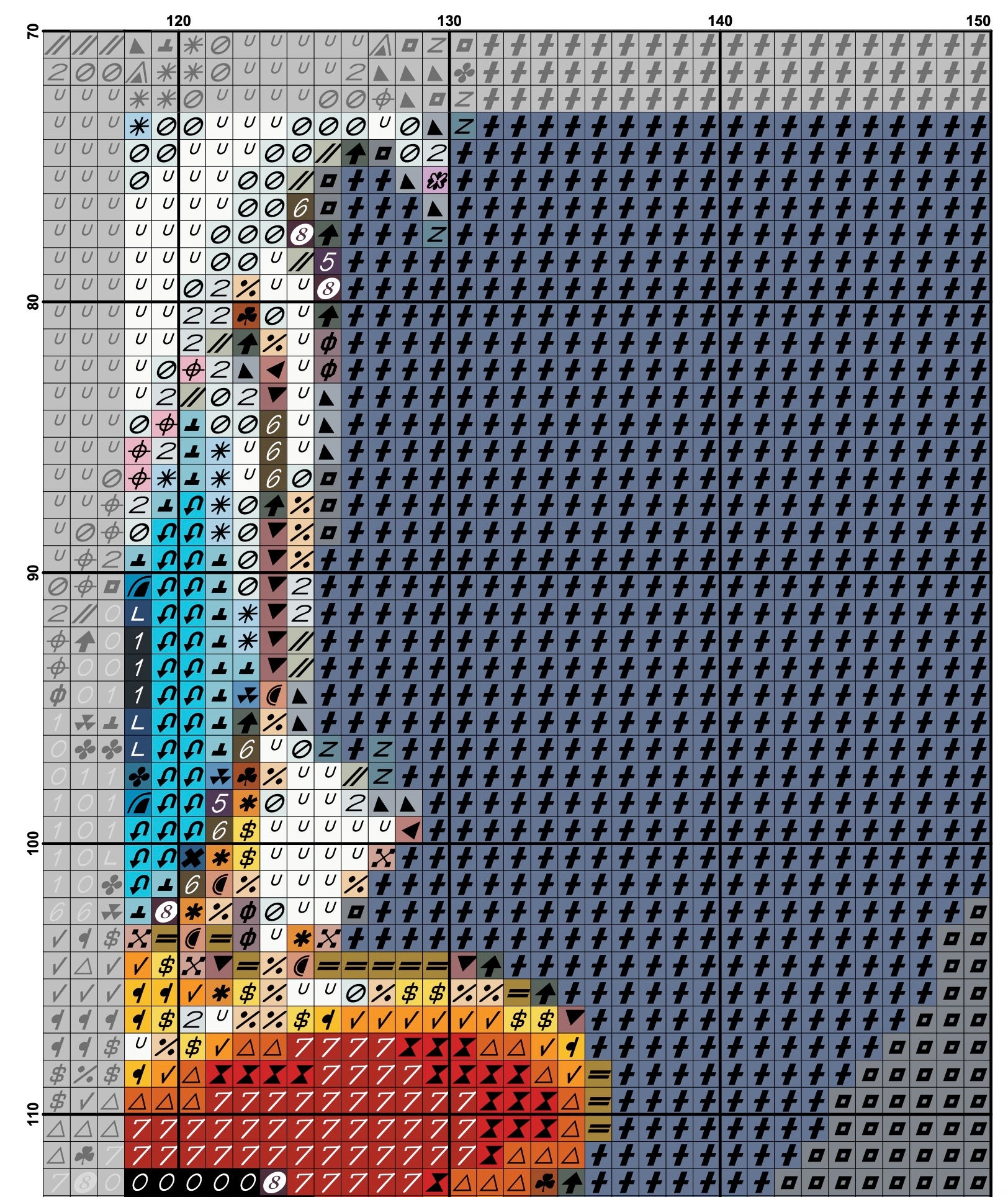 Portrait of a Scrooge Mcduck, Cross Stitch Scrooge Mcduck, Cartoon ...