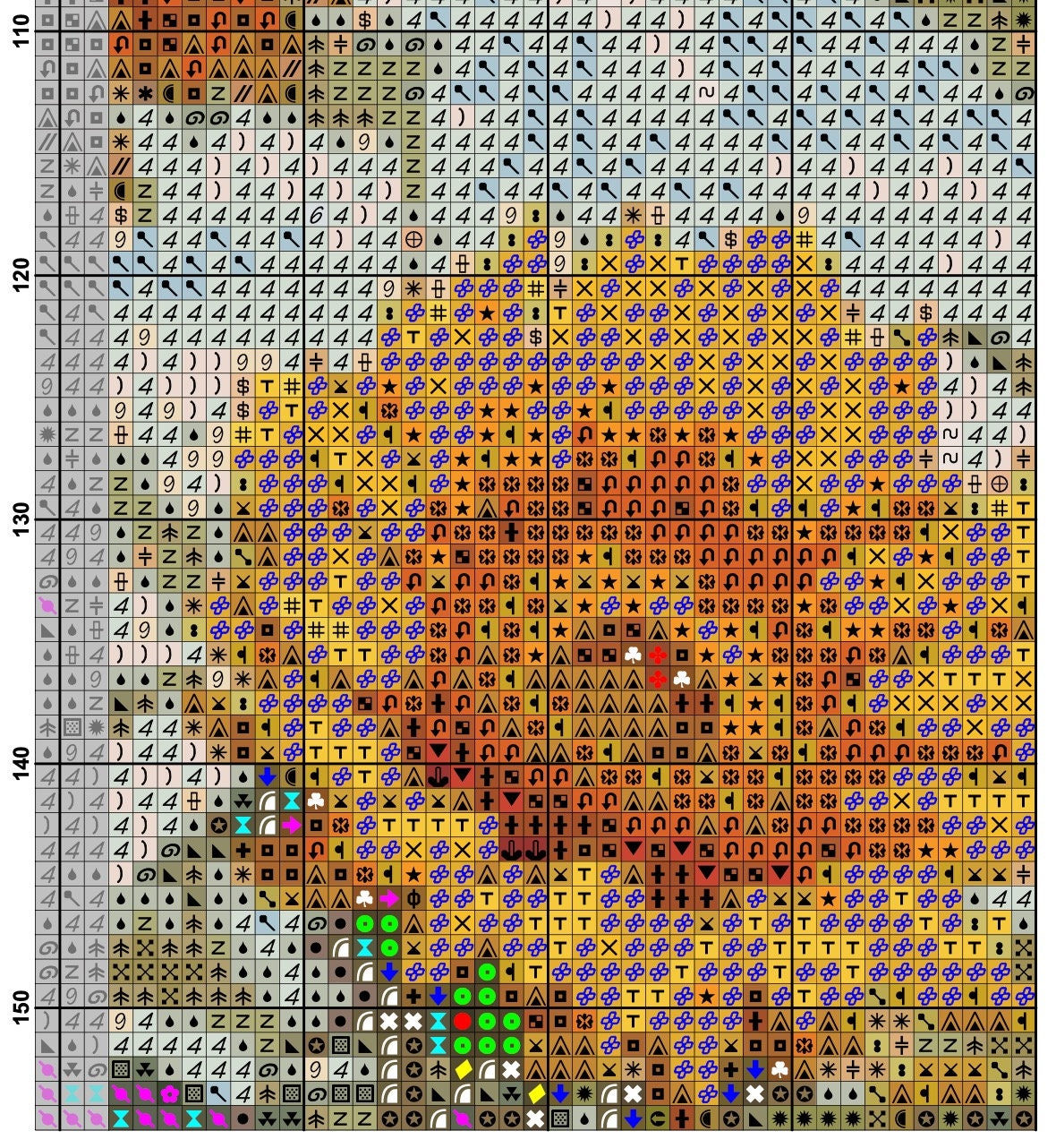 Cross Stitch Saga Digital Pattern, PDF, XSD. - Etsy