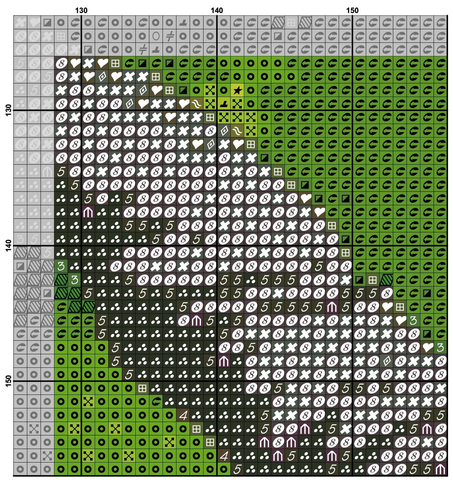 Red Cardinal, Bird Cross Stitch Pattern, Bright Colorful Cardinal ...